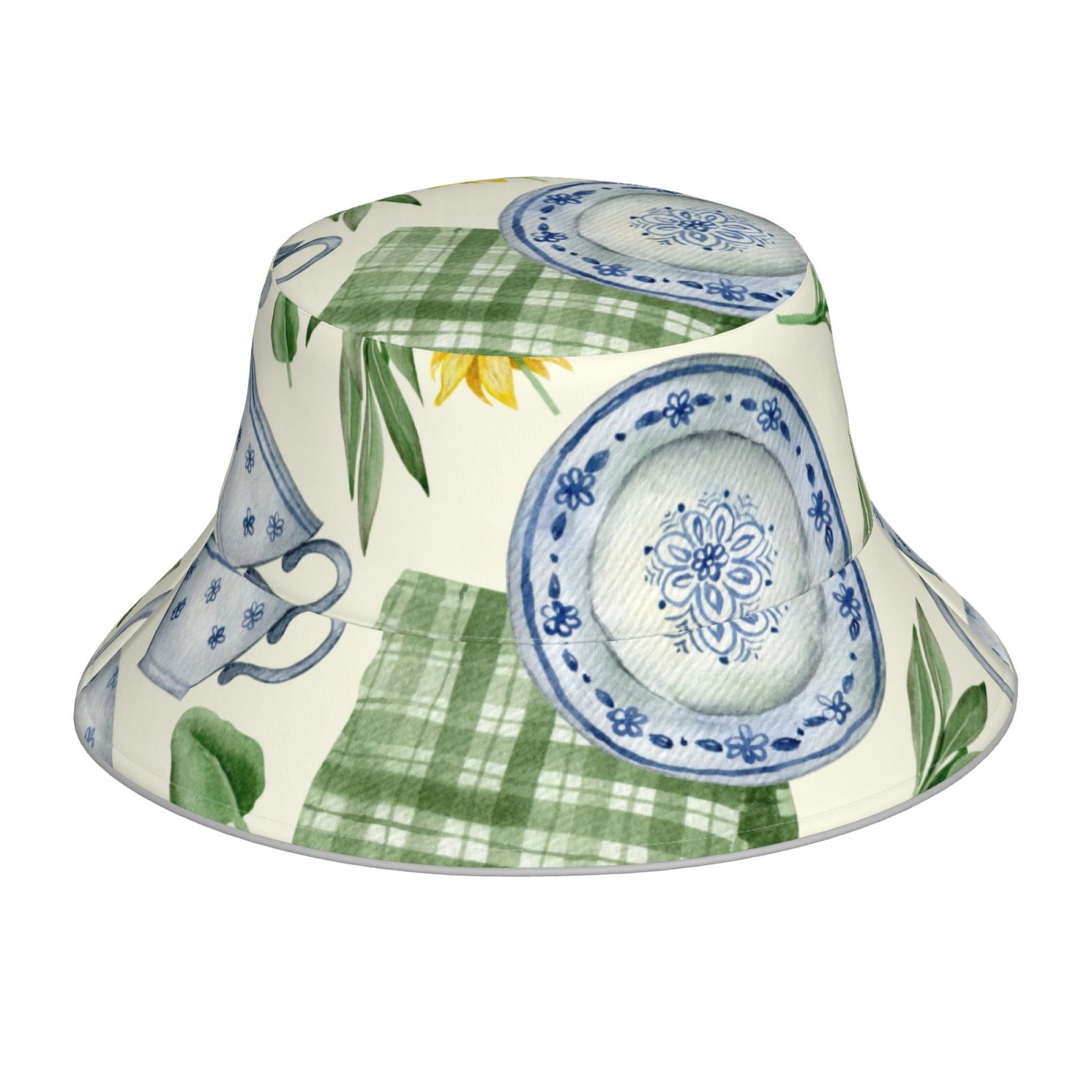 Easygdp Vintage Utensils Double-Sided Reflective Fisherman Hat for ...