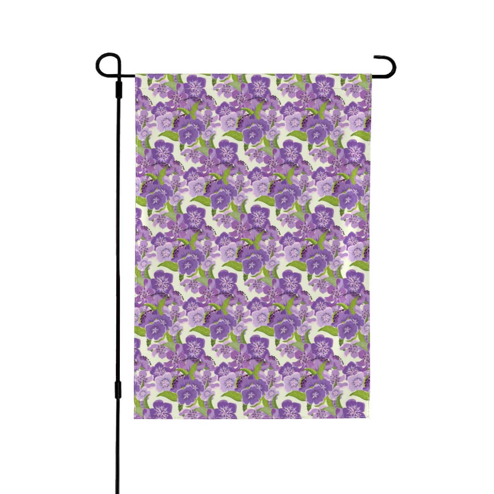 Easygdp Violets Flowers Garden Flag Yard Flag Welcome Flag, Double ...