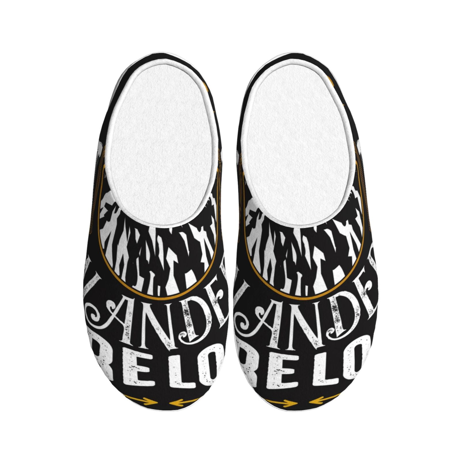 Easygdp Not All Those Who Wander Are Lost 1 Slippers for Women Mens ...