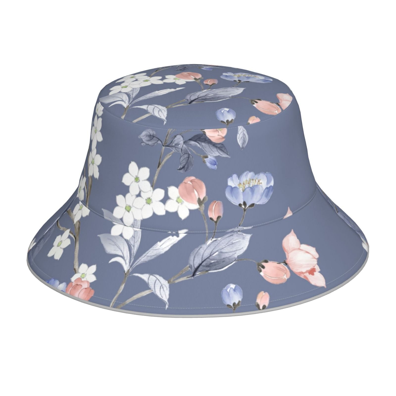 Easygdp Watercolor Flowers Butterfly Double-Sided Reflective Fisherman ...