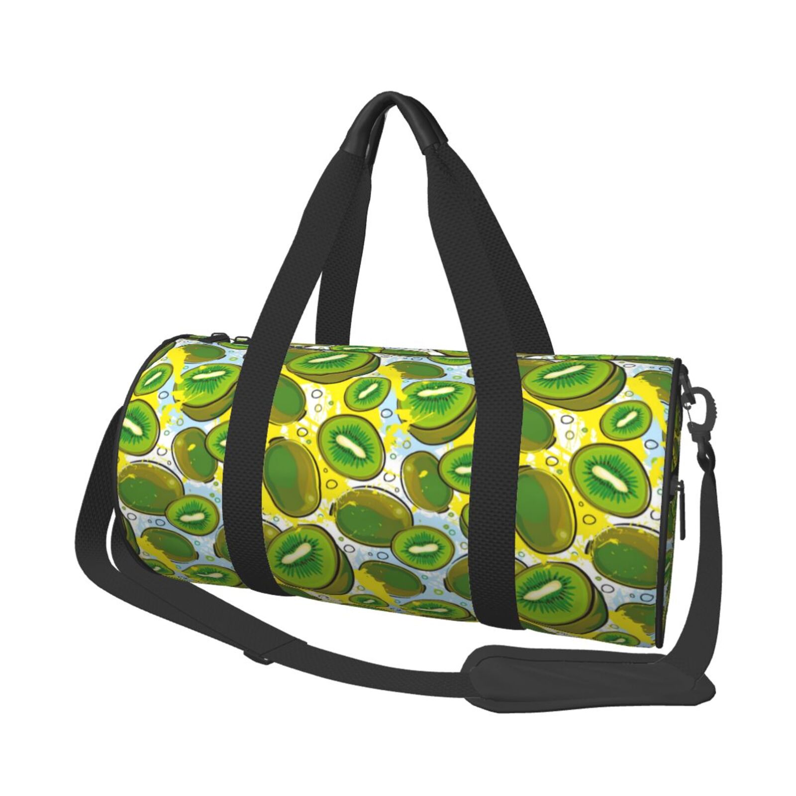 Easygdp Watercolor Kiwi Fruits Summer Travel Bag, Camping, Weekend ...