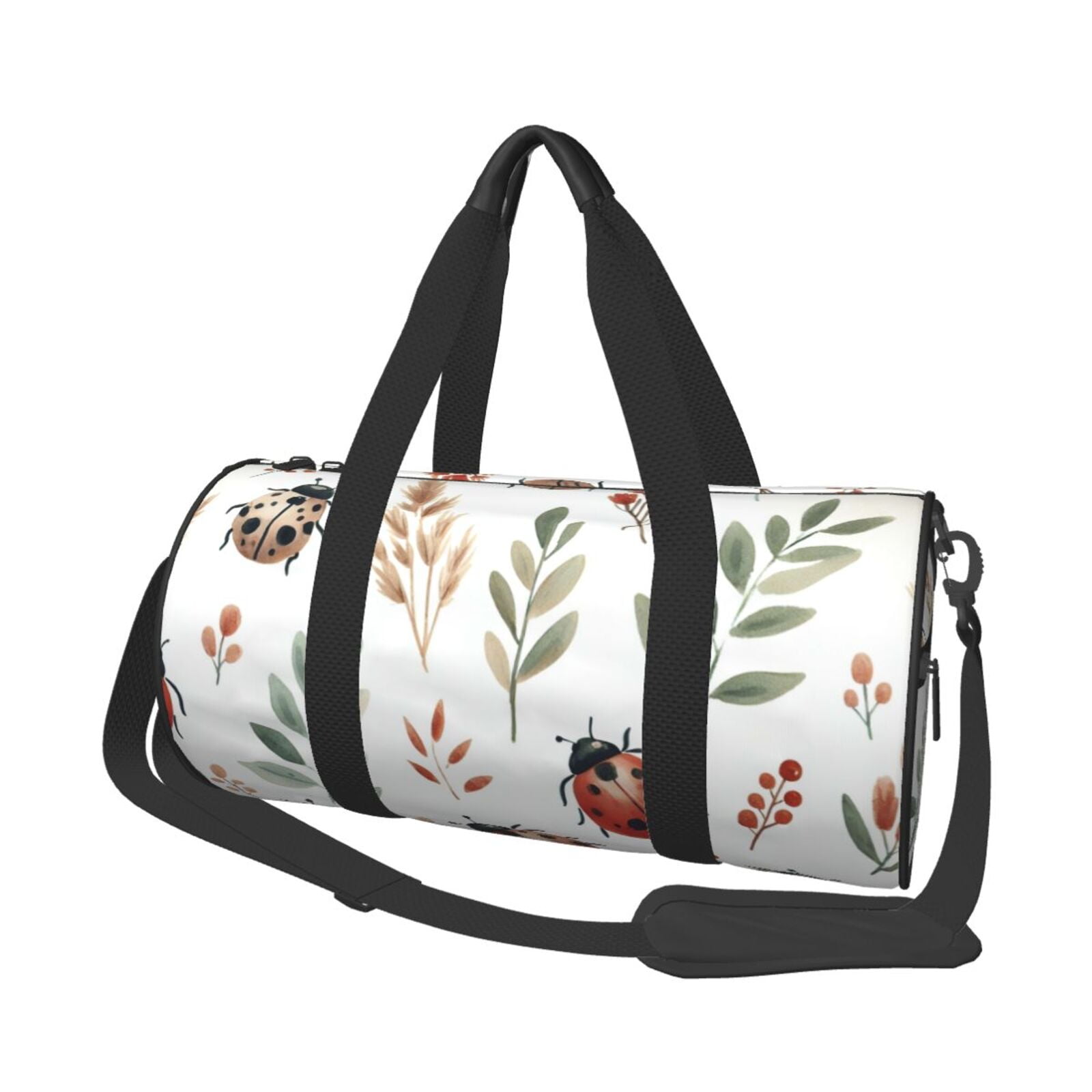 Easygdp Watercolor Ladybug Travel Duffle Bag,Carry on Bag Travel Bags ...