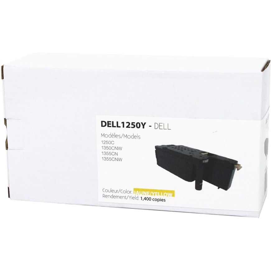 Premium Tone Toner Cartridge, Alternative for Dell, Yellow, 1400 Pages ...