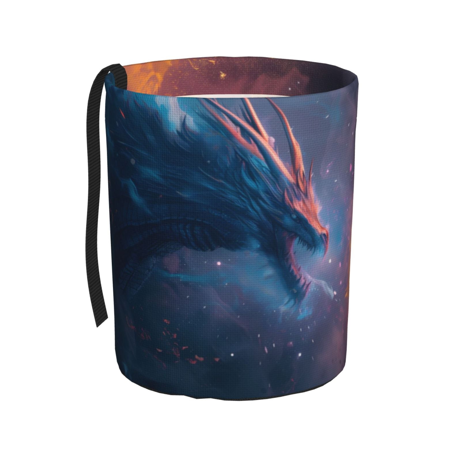 Easygdp Watercolor Sky Dragon Car Trash Can Garbage Car Accessories ...