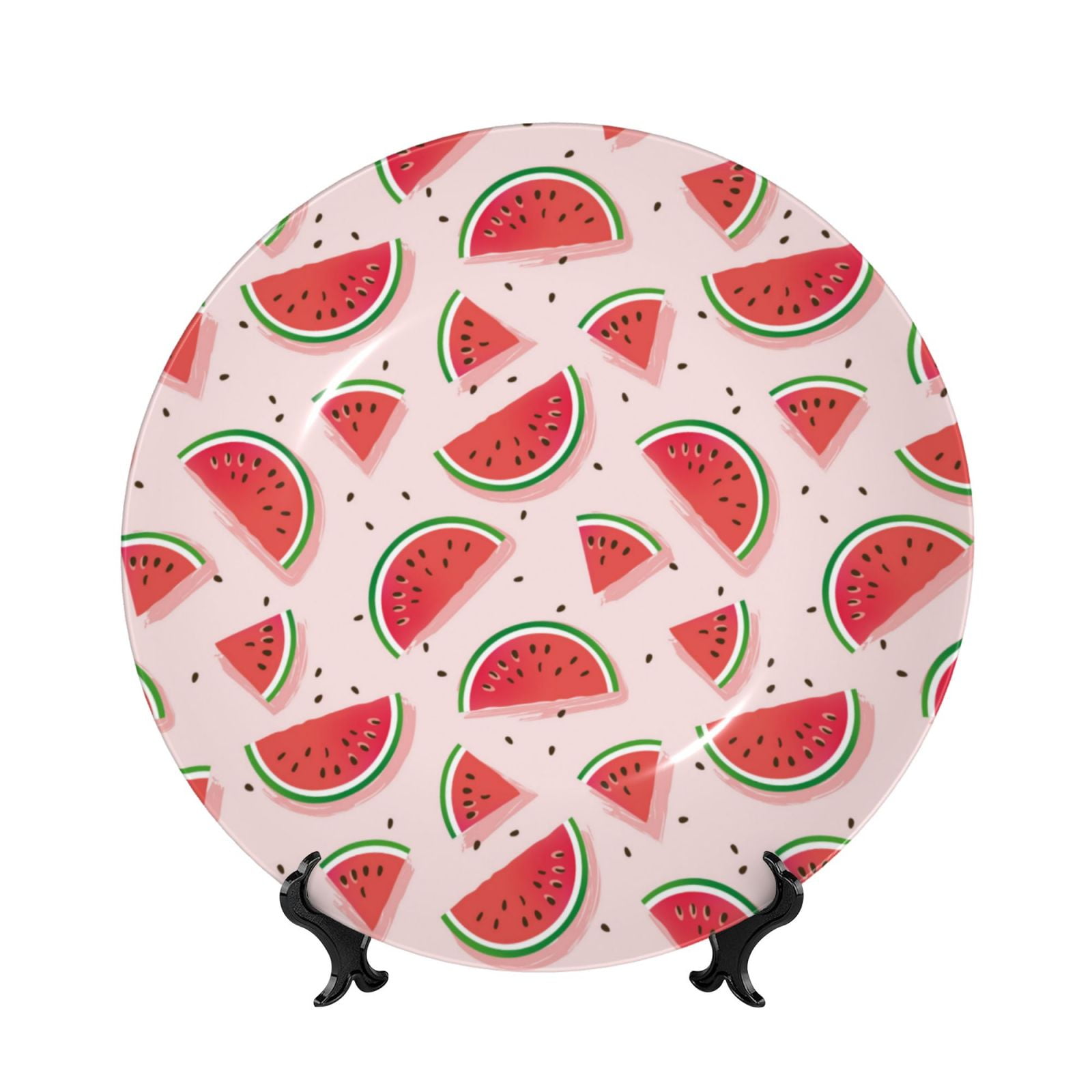 Easygdp Watermelon Bone China Decorative Plate Ceramic Dinner Plates ...