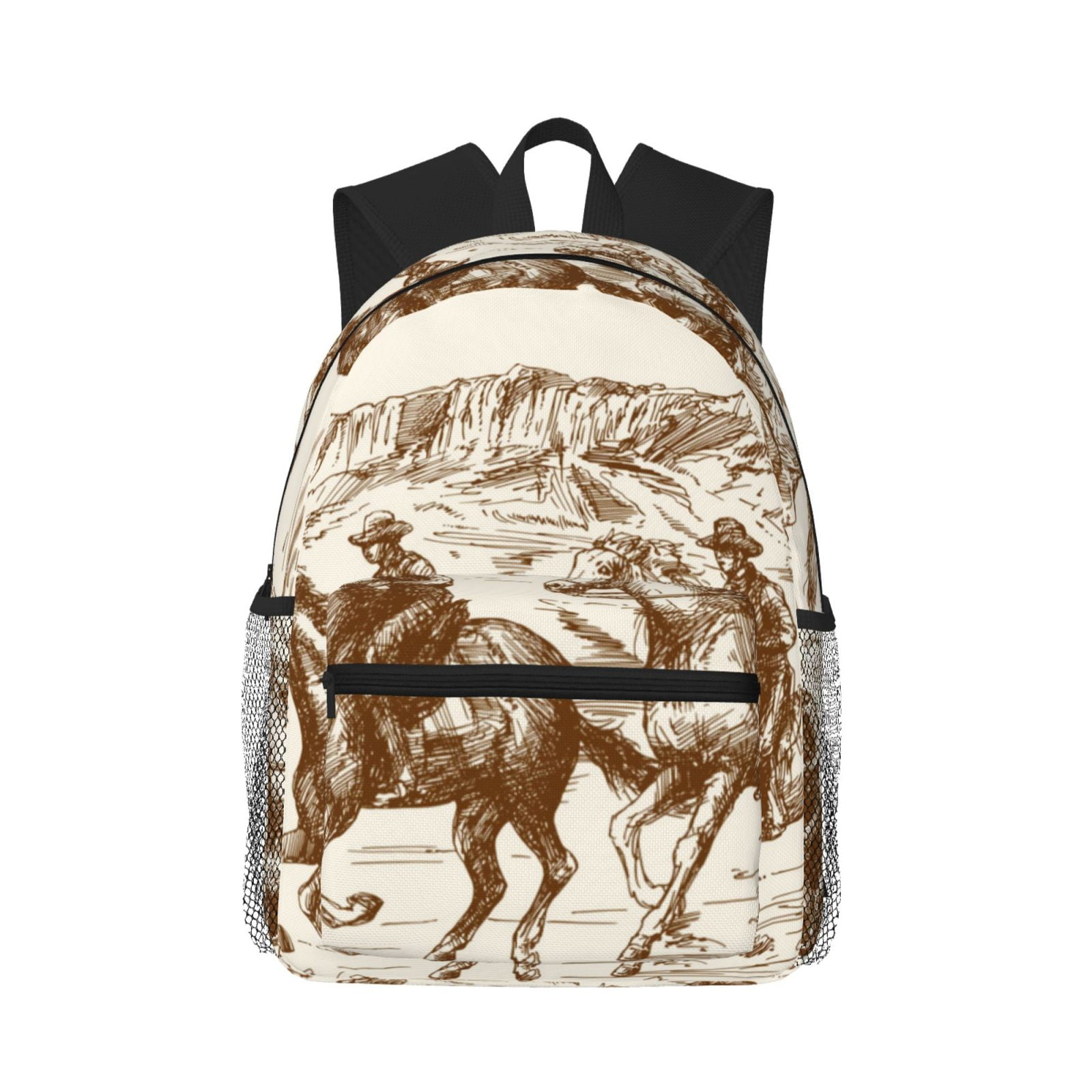 Easygdp Western Desert Cowboys1 Casual Laptop Backpack, Large Capacity ...