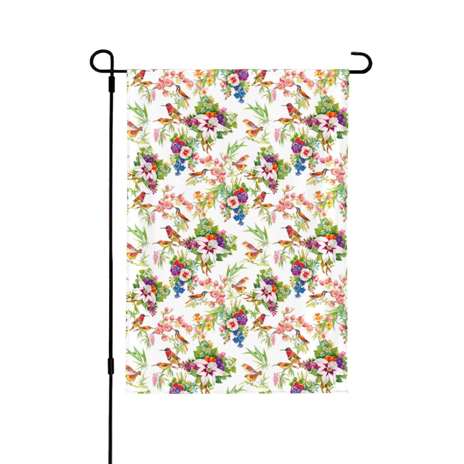 Easygdp Wild Exotic Birds And Flowers Garden Flag Yard Flag Welcome ...