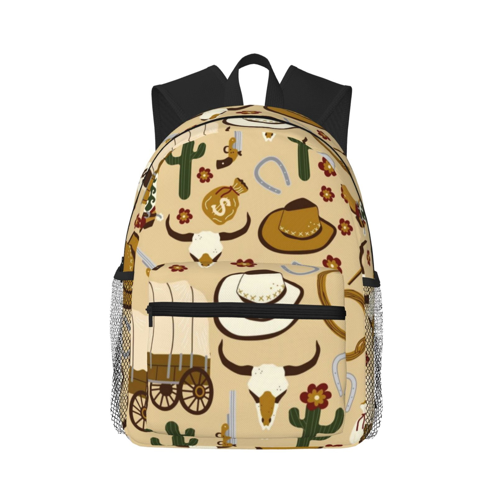 Easygdp Wild West Cowboy Casual Laptop Backpack, Large Capacity ...