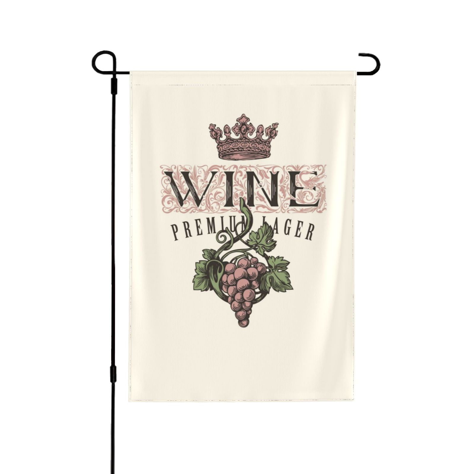 Easygdp Wine Garden Flag Yard Flag Welcome Flag, Double-Sided, Weather ...