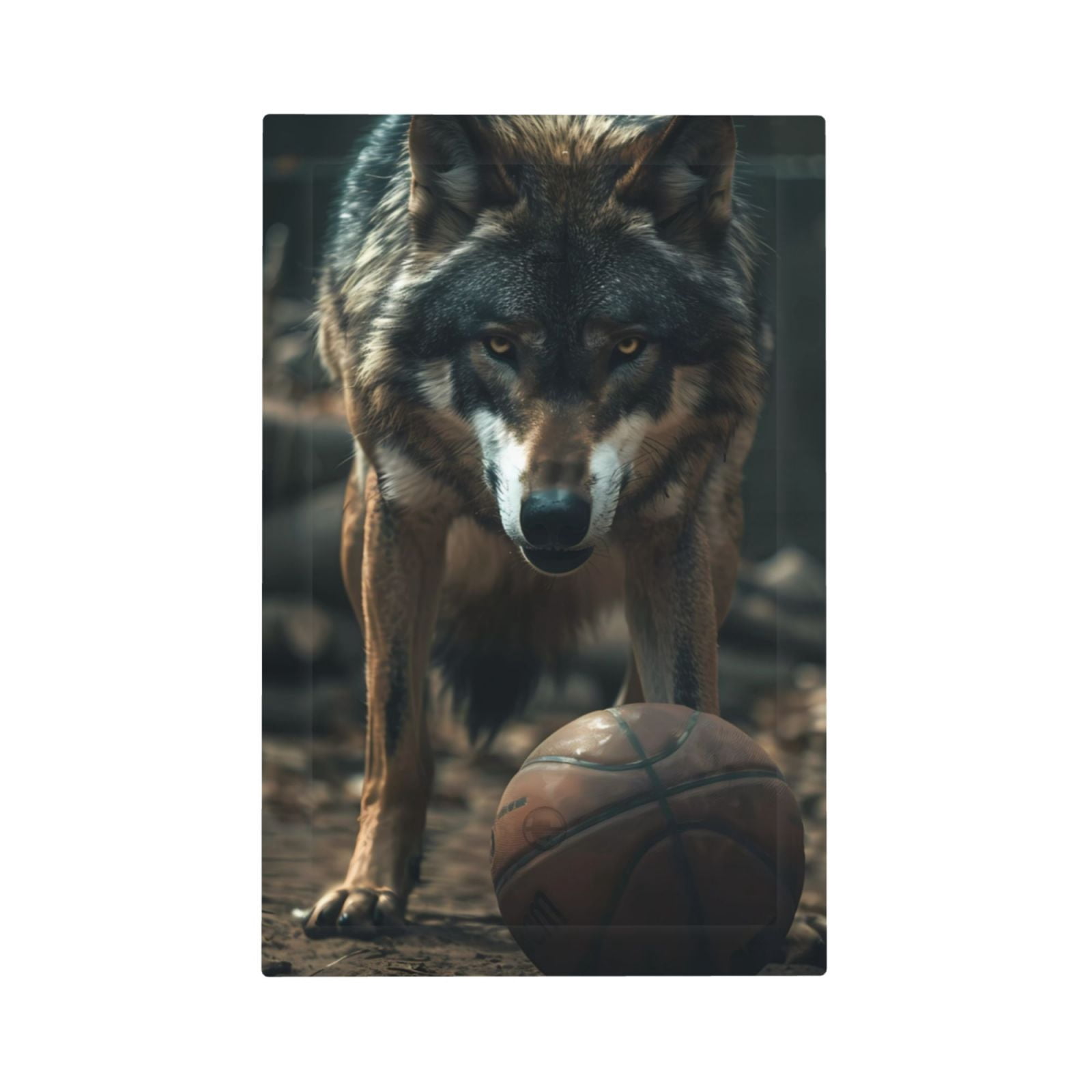Easygdp Wolf With Basketball Decorator Light Switch or Receptacle ...