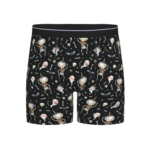 Easygdp cute Skull bone Men's Boxer Briefs Men’s Underwear Boxer Briefs ...