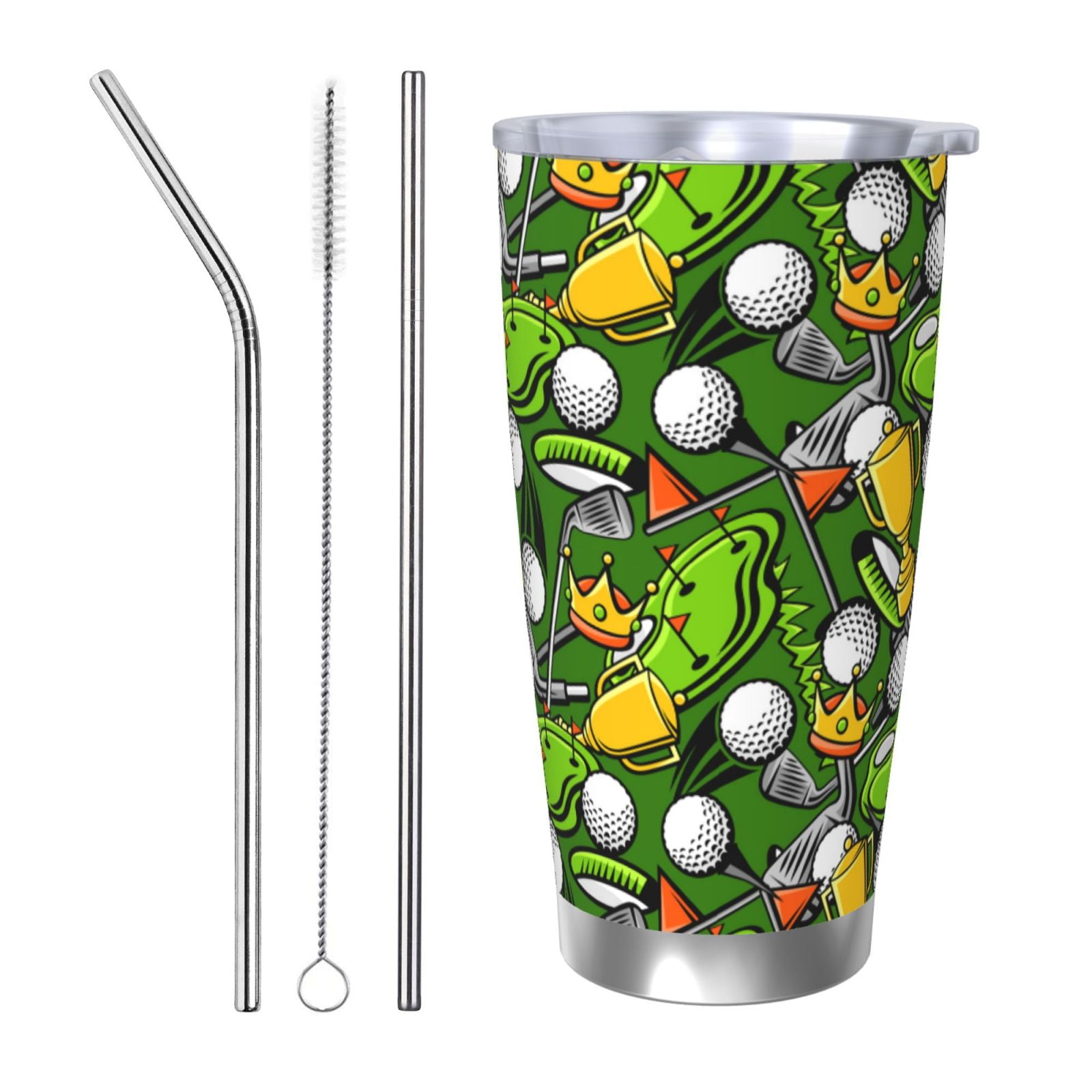 Easygdp golf Sport club Print 20oz Stainless Steel Vacuum Insulated ...