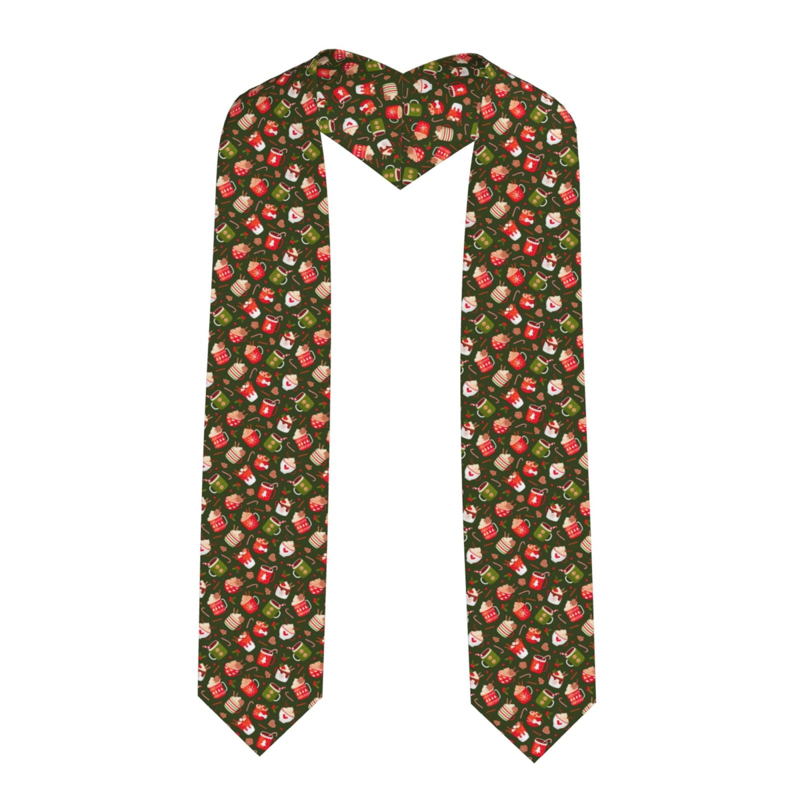Easygdp red green coffee cup Unisex Adult Graduation Stole Shawl 36 ...