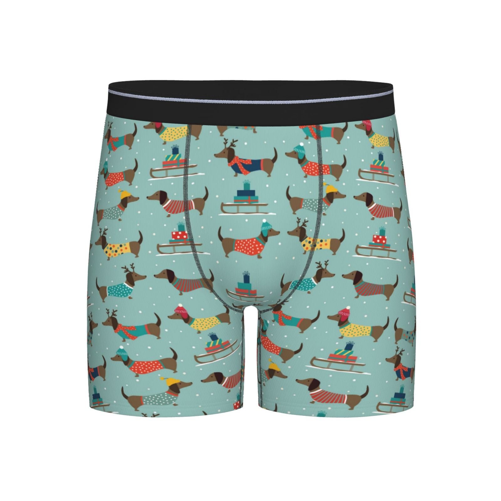 Easygdp winter ski Dachshund Men's Boxer Briefs Men’s Underwear Boxer ...