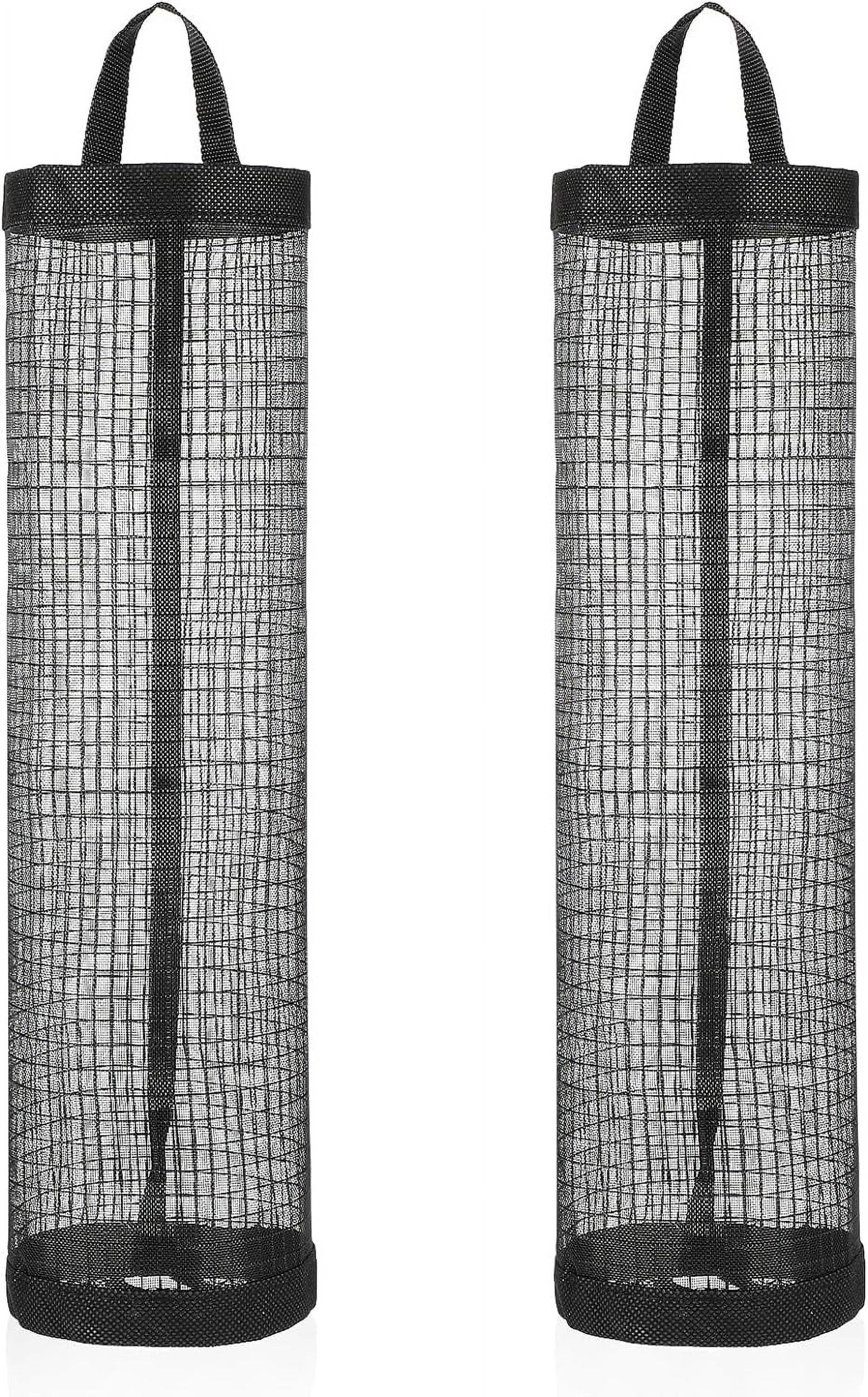 Easygou 2 Pcs Plastic Bag Holder, Reusable Wall Mount Grocery Bag ...