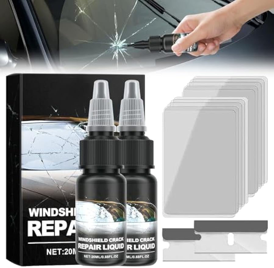 Easygou 2025 Upgraded Windshield Crack Repair Kit - Quick Fix with ...