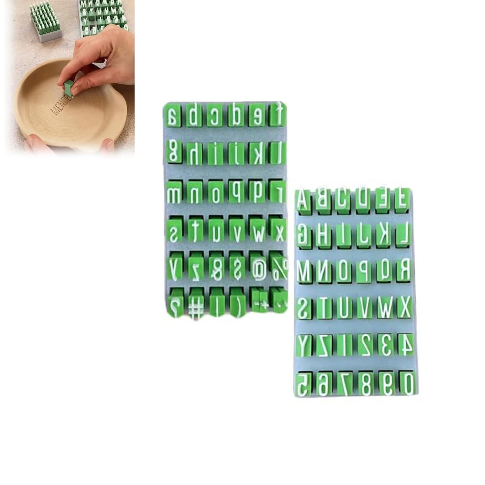 Easygou Alphabet Stamps for Clay | Professional 3D-Printed Letter ...