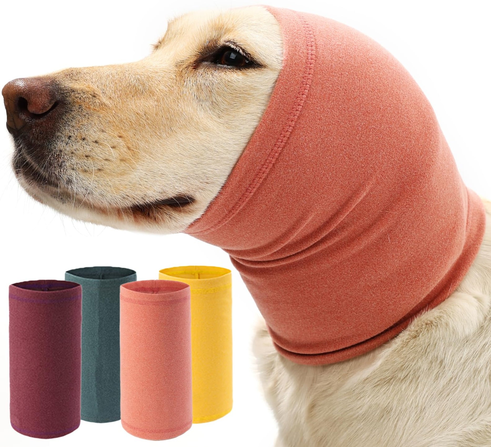 Easygou Calming Hoodie for Dogs - Stretchy Plush Ear Cover, Noise ...