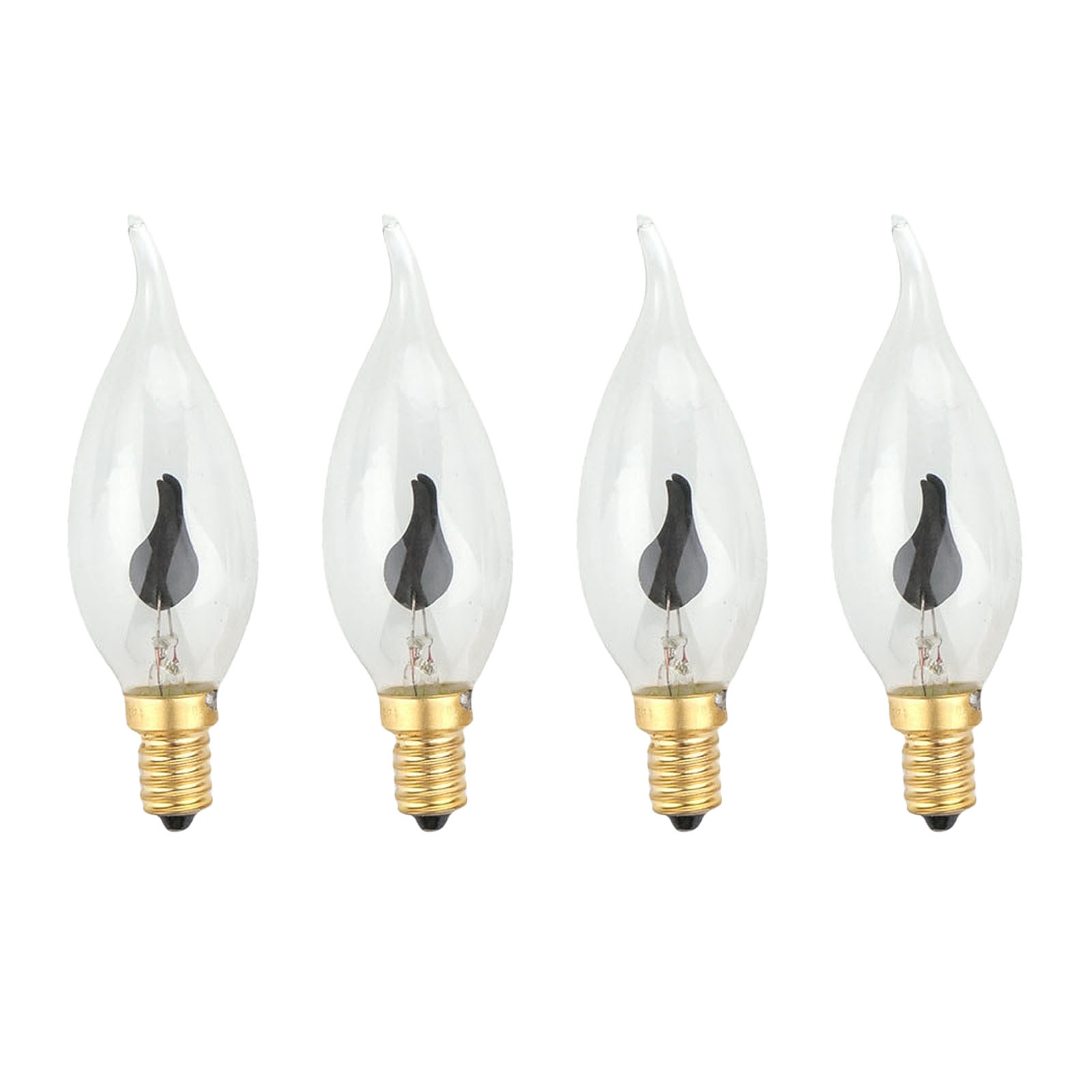 Easygou Flame Light Bulbs E26 Flickering Fire Bulbs - Realistic Candle ...