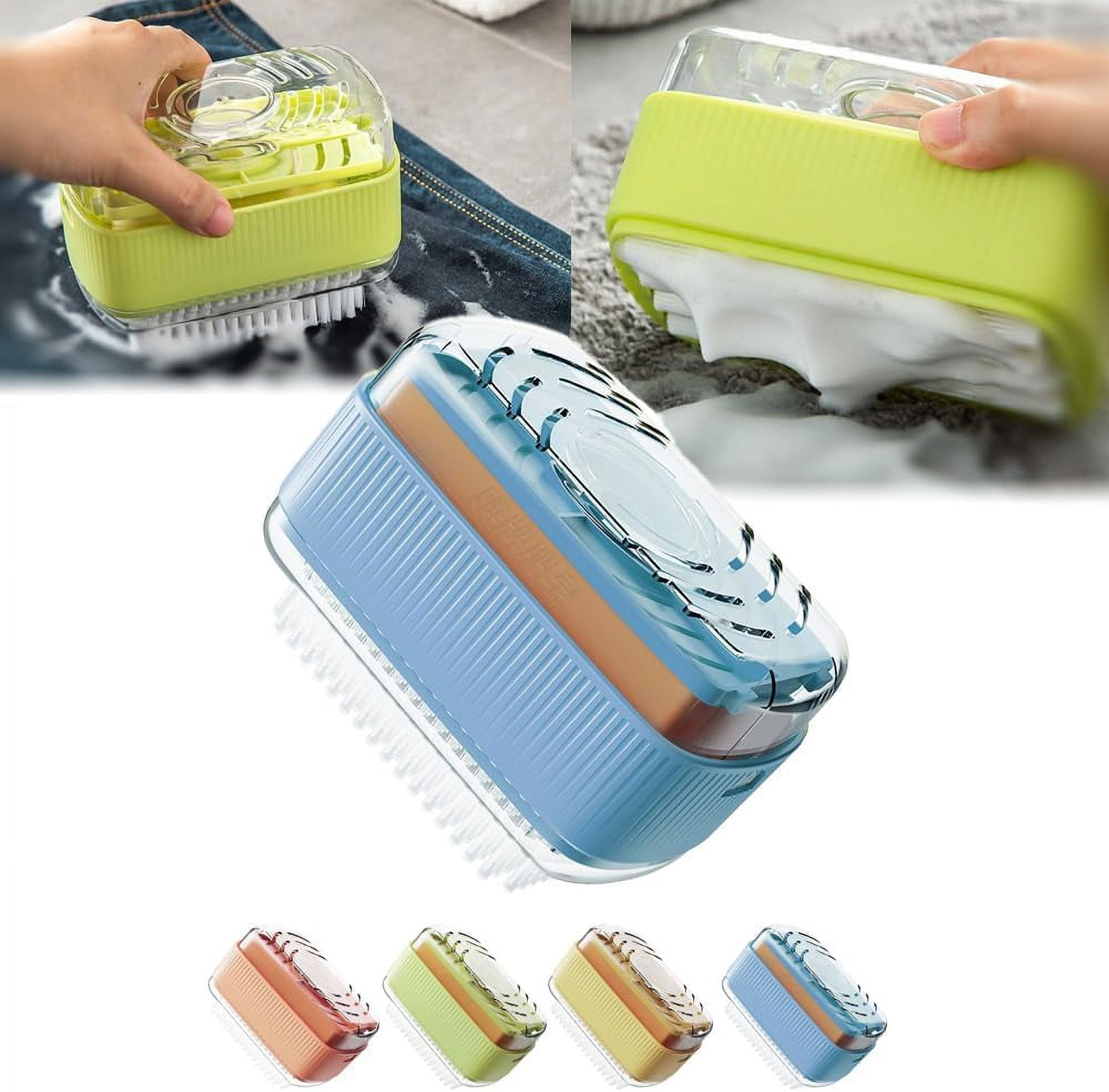 Easygou Soap Box, Soap Box with Brush, Foaming Soap Box with Roller ...