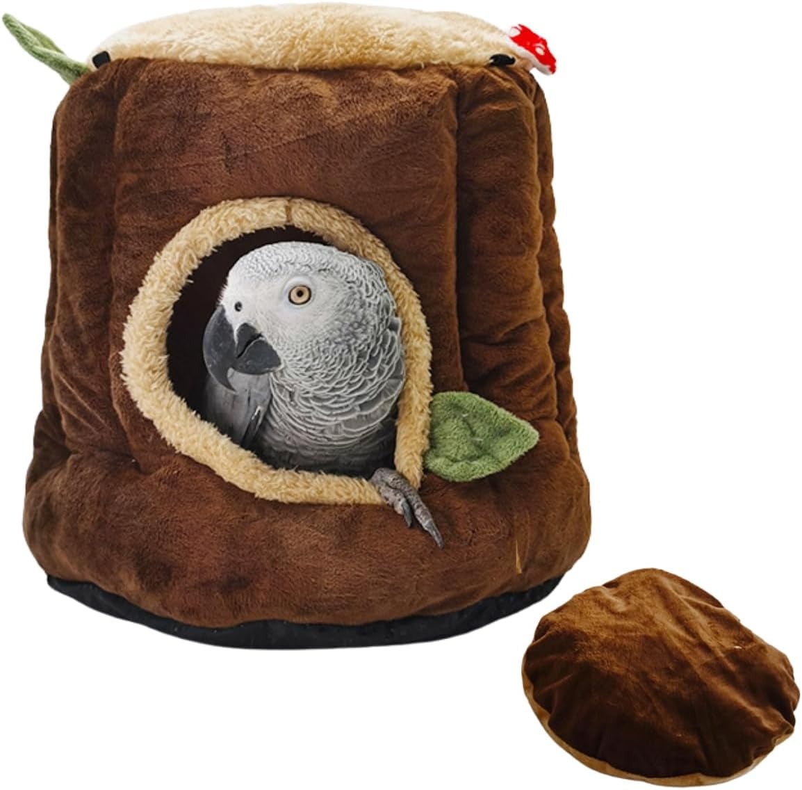 Easygou Warm Winter Bird Nest with Removable Cushion, Stump Style Bird ...