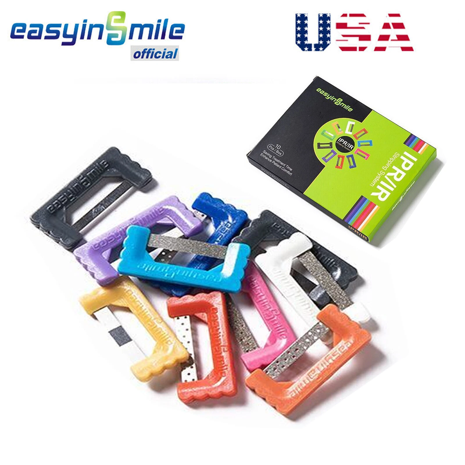 Easyinsmile Dental Orthodontic Ipr Strip Kit Interproximal Enamel ...