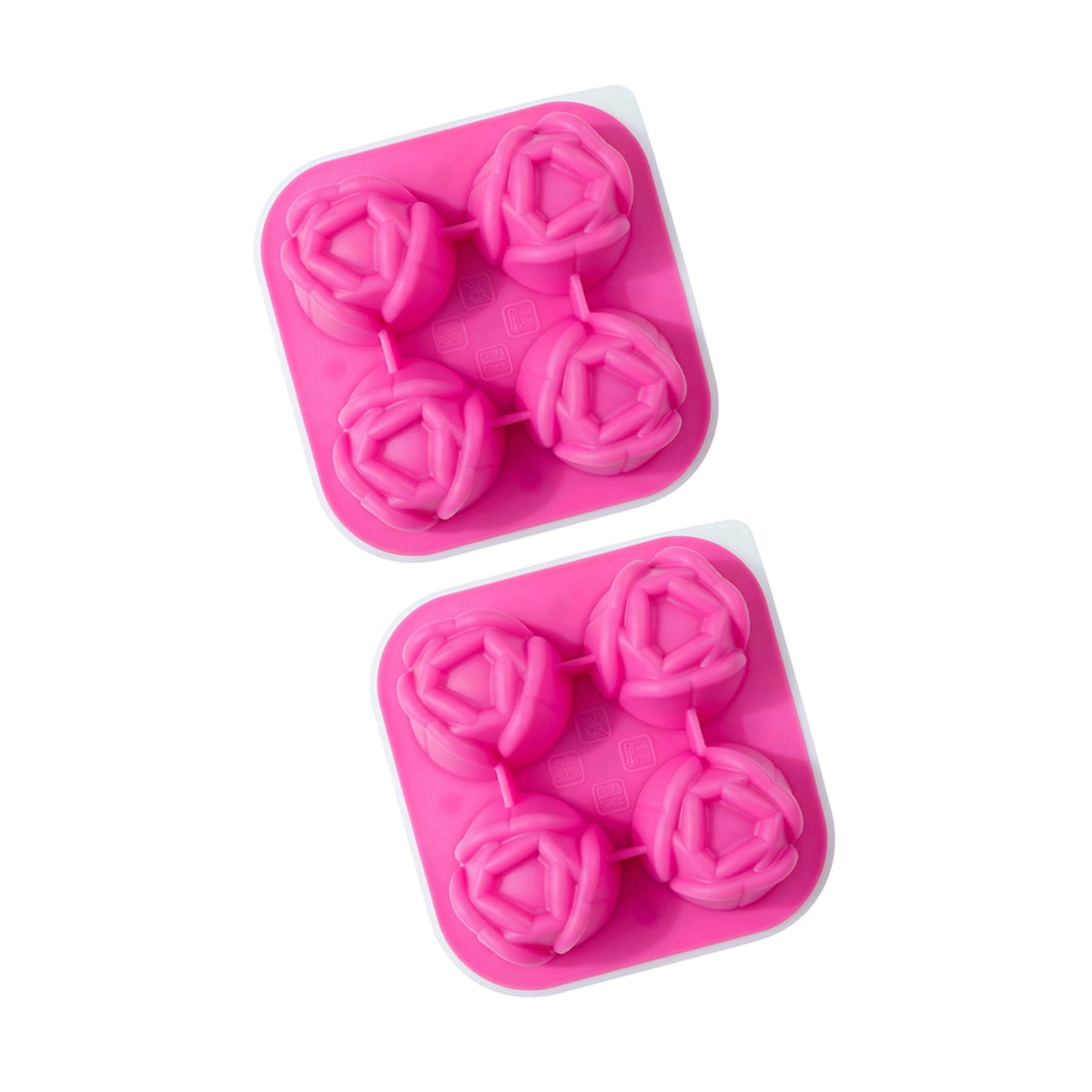Easyly Release Tulips Shape Ice Cubes Tray Silicones for Creatives Ice ...