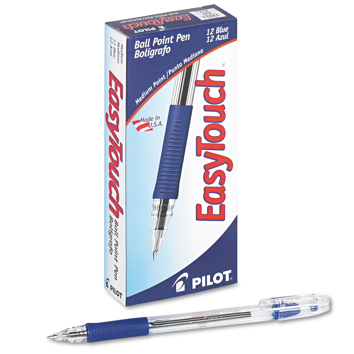 Pilot Easytouch Balllpoint Pen - Medium Pen Point Type - 1 Mm Pen Point ...