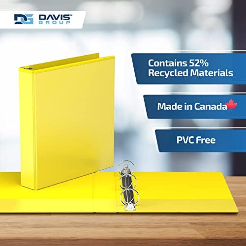 Easyview Premium 3-Ring Binders with Clear-View Covers and Round Rings ...