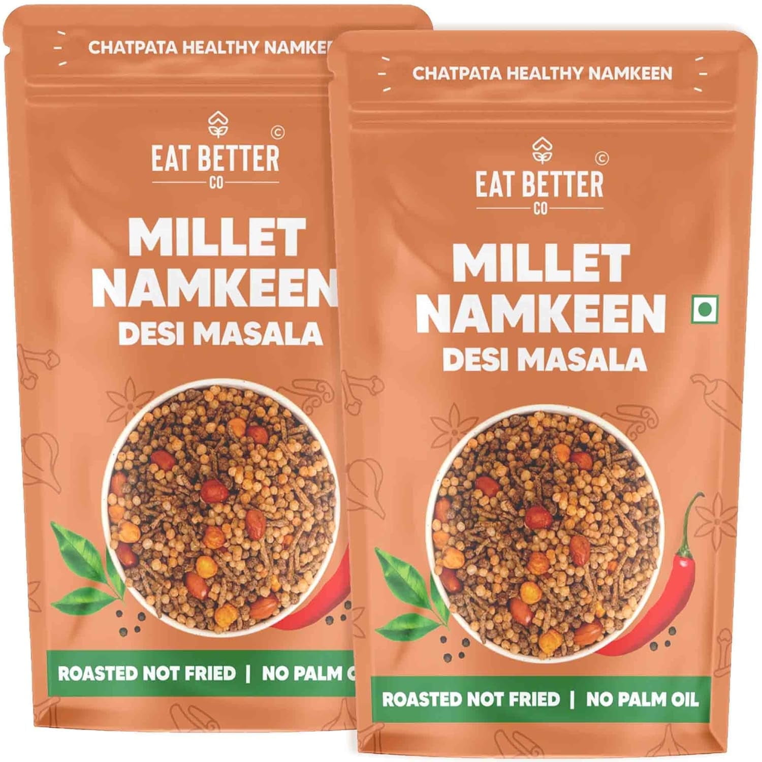 Eat Better Co – Millet Namkeen – Desi Masala – Chatpata, Healthy ...