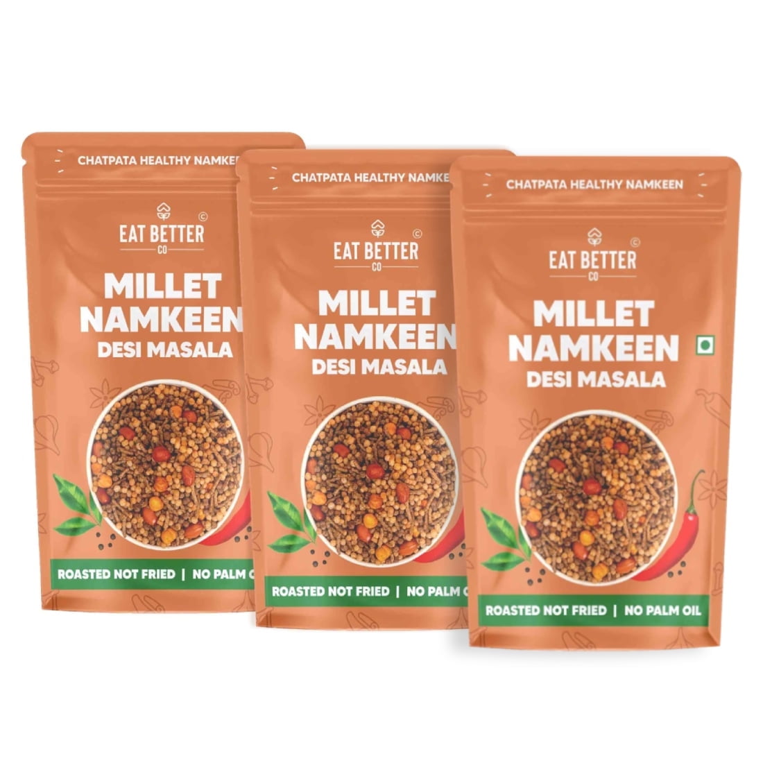 Eat Better Co – Millet Namkeen – Desi Masala – Chatpata, Healthy ...