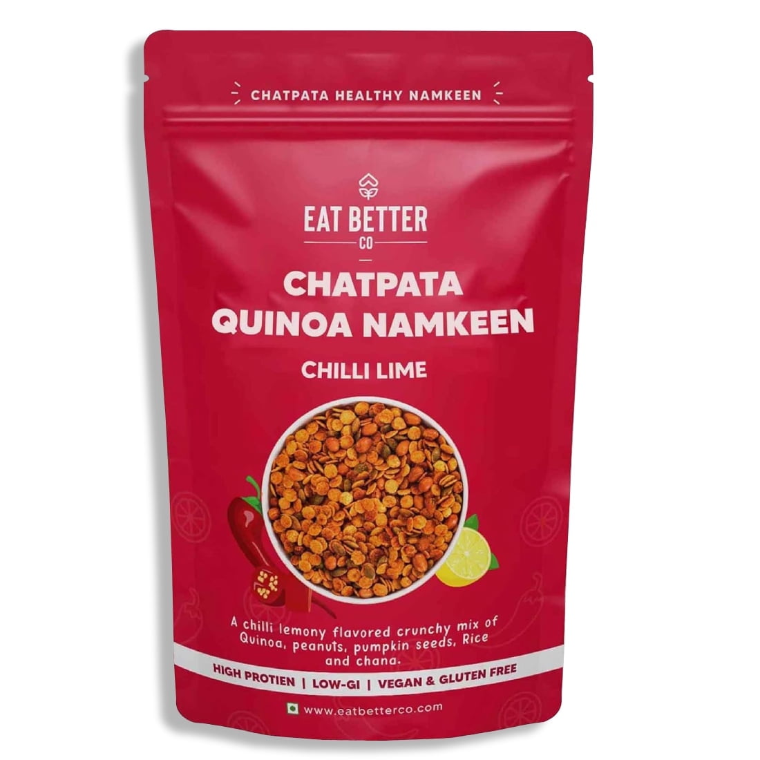 Eat Better Co – Quinoa Healthy Namkeen – Chatpata Chilli Lime – Healthy ...