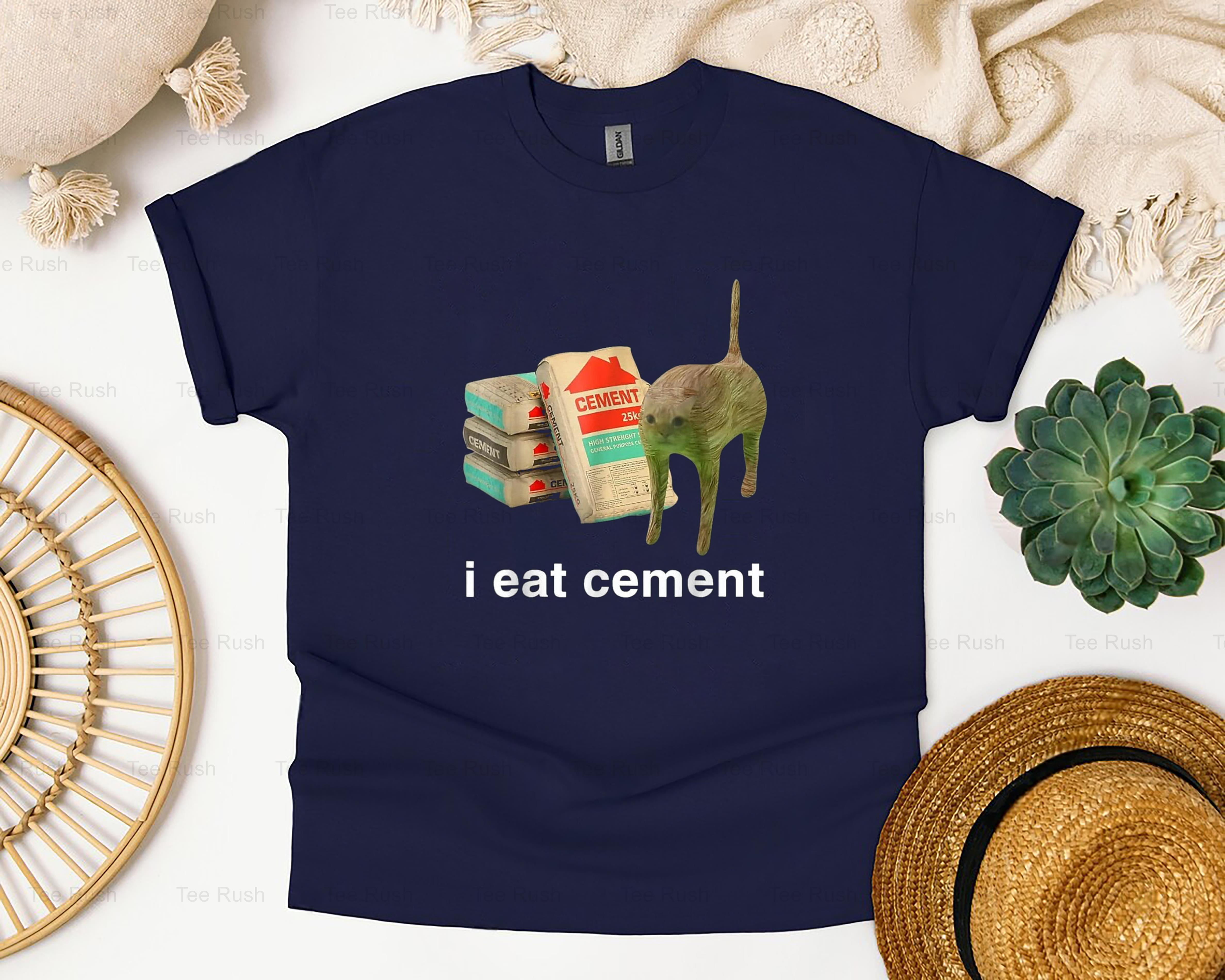 Eat Cement Cursed Cat Funny Oddly Specific Dank Meme, Humor, Animal ...