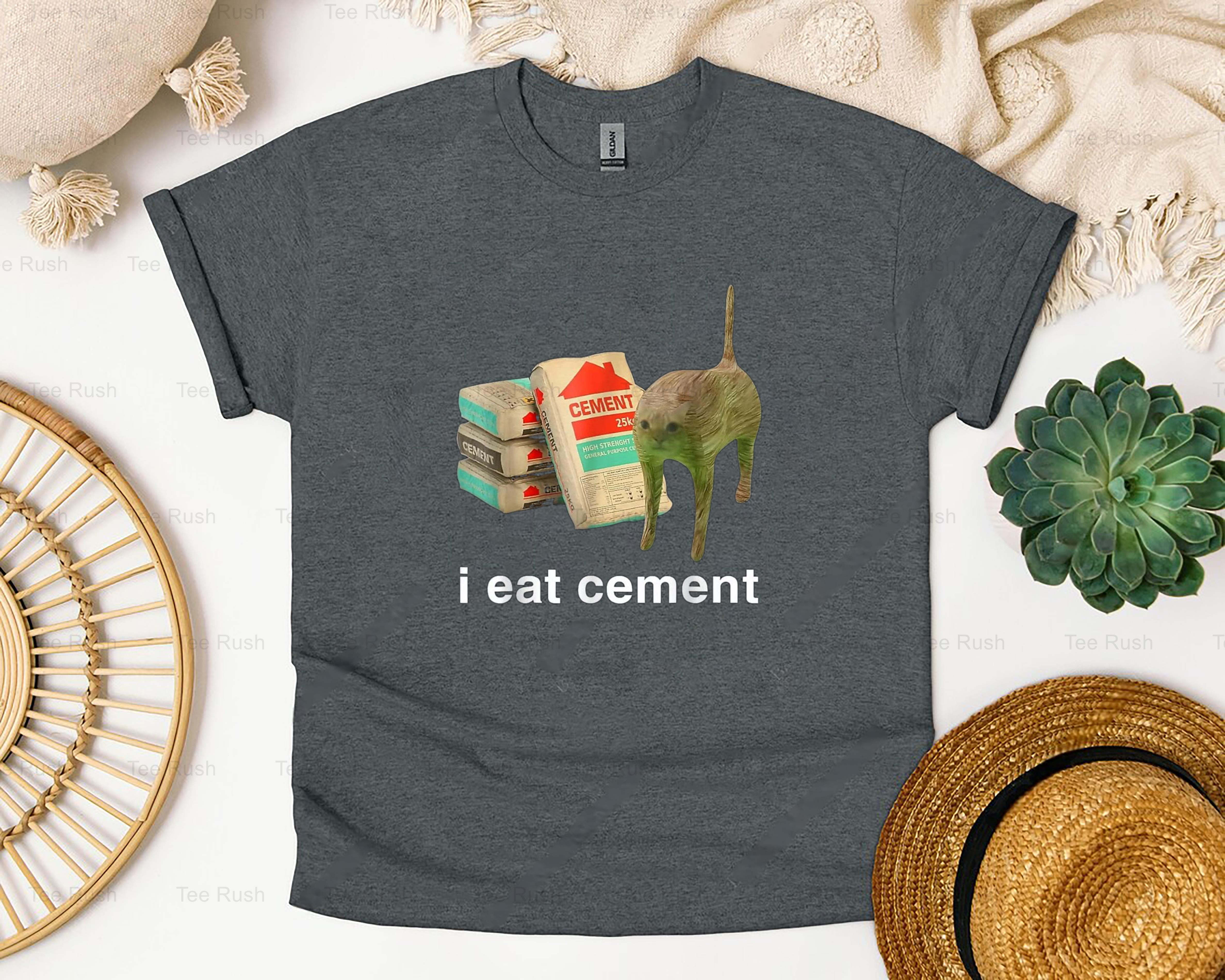 Eat Cement Cursed Cat Funny Oddly Specific Dank Meme, Humor, Animal ...