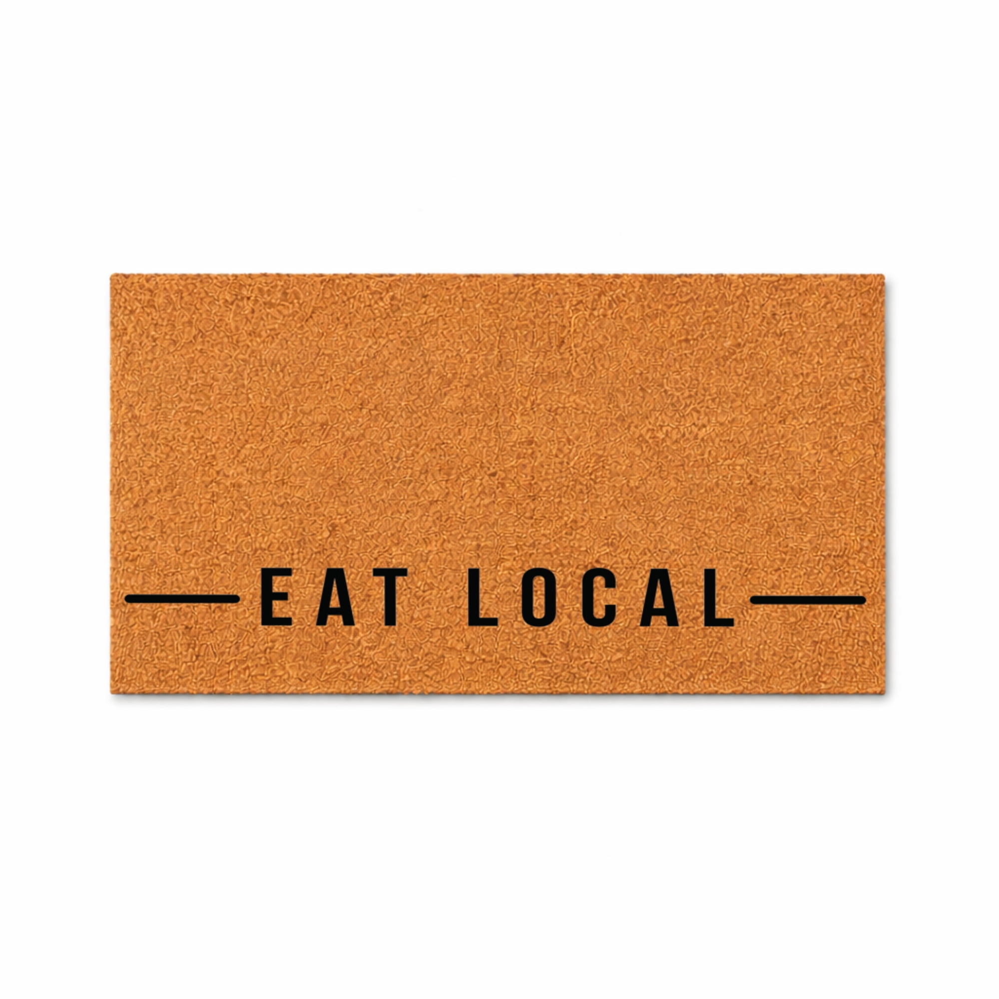 Eat Local Doormat, Coir Outdoor Entry Mat, Front Door Welcome Mat ...