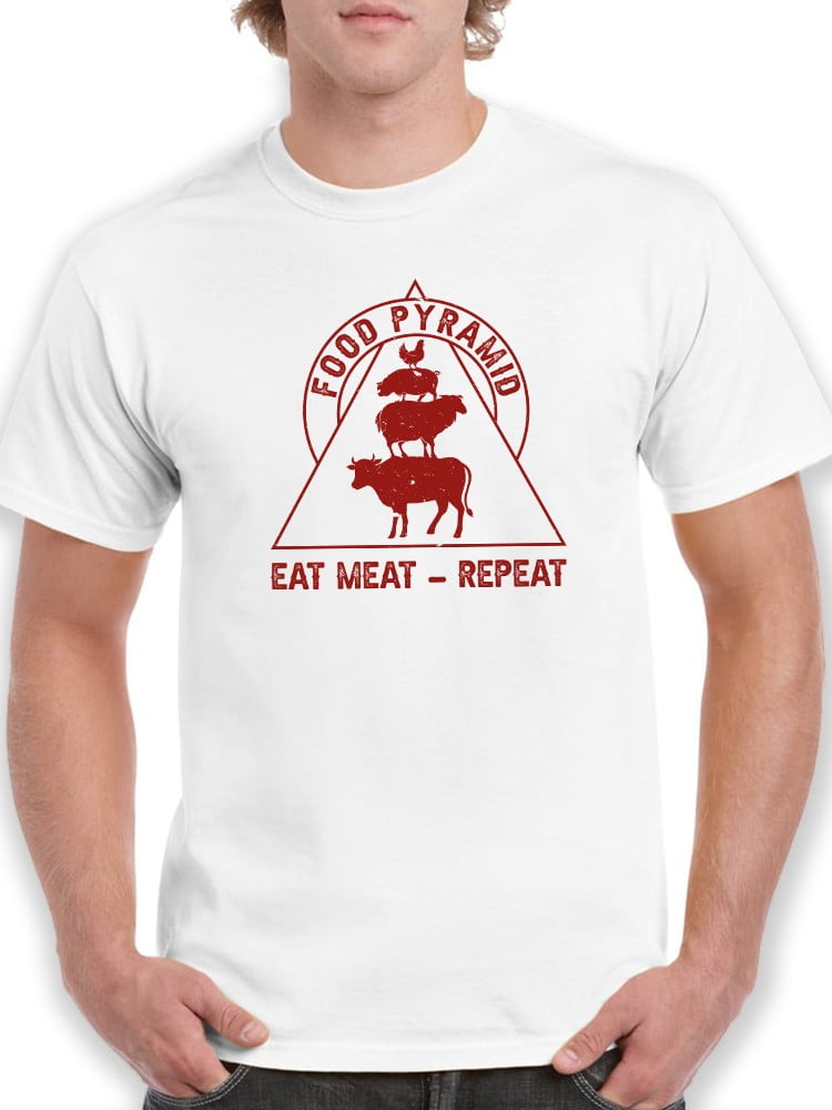 Eat Meat, Repeat T-Shirt Men -GoatDeals Designs, Male Large - Walmart.com