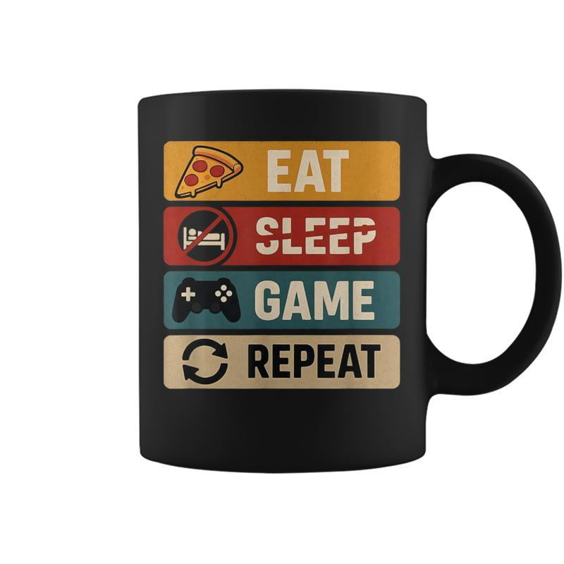 Eat No Sleep Game Repeat Coffee Mugs - Walmart.com