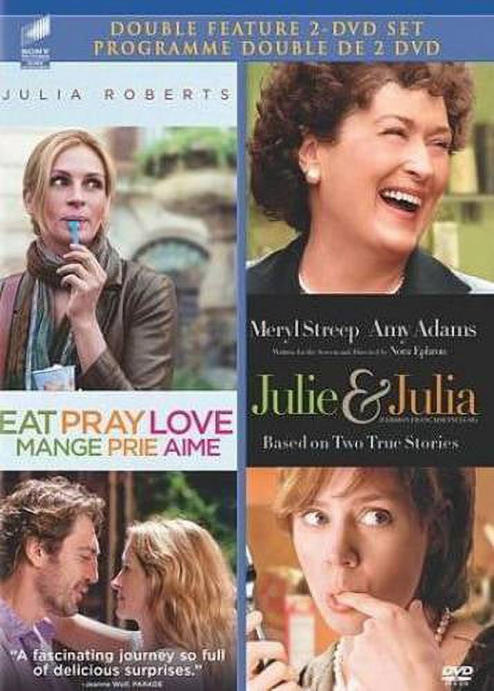 Eat Pray Love & Julie & Julia (DVD) - Bilingual - DVD - Walmart.com