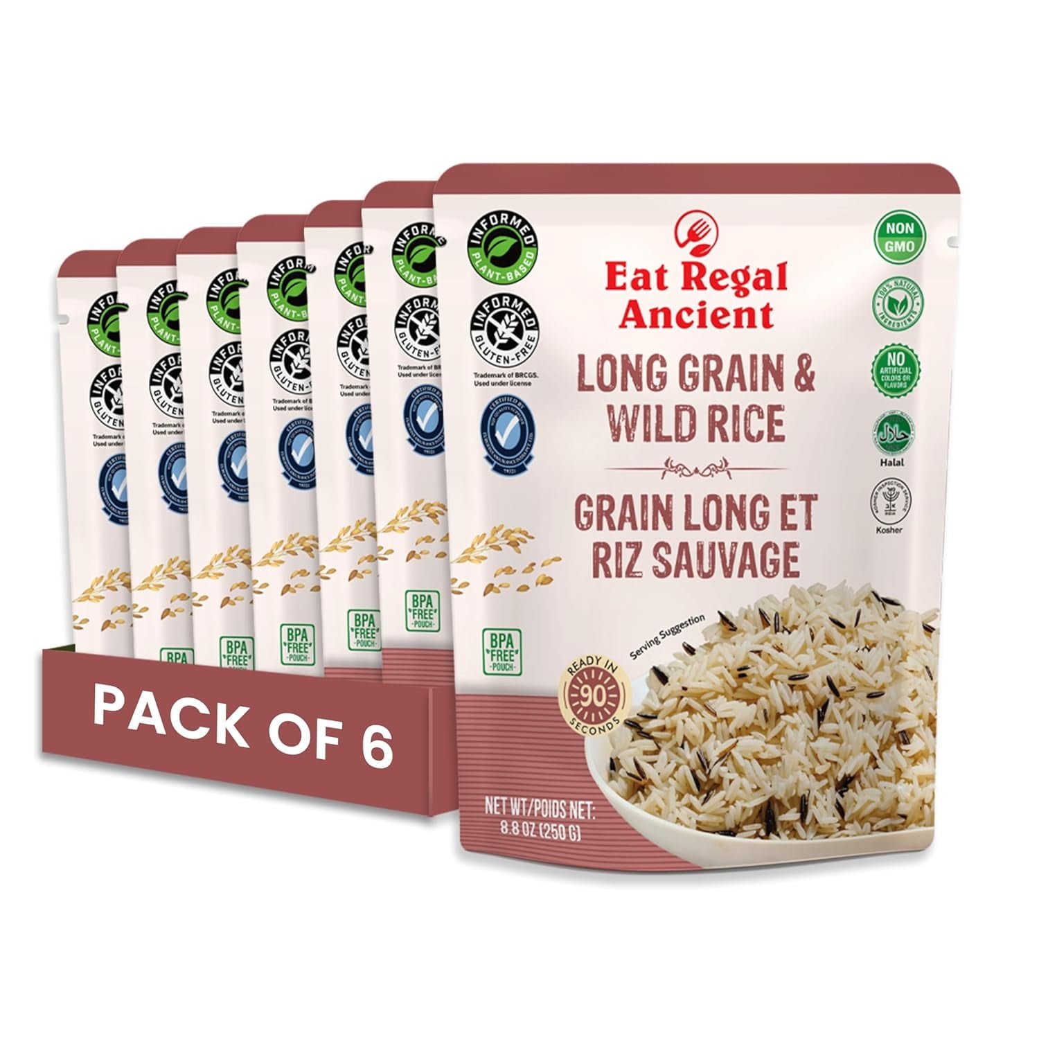 Eat Regal Ancient Long Grain & Wild Rice - Walmart.com