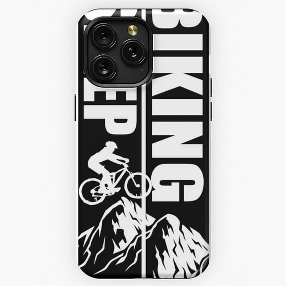 Eat Sleep Bike Repeat Funny Cyclist Motivation Quote iPhone Case 17 through 11 Pro Max - Walmart.com