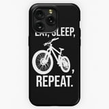 Eat Sleep Bike Repeat Inspirational Cycling Design iPhone Case 17 to 11 Pro Max - Walmart.com
