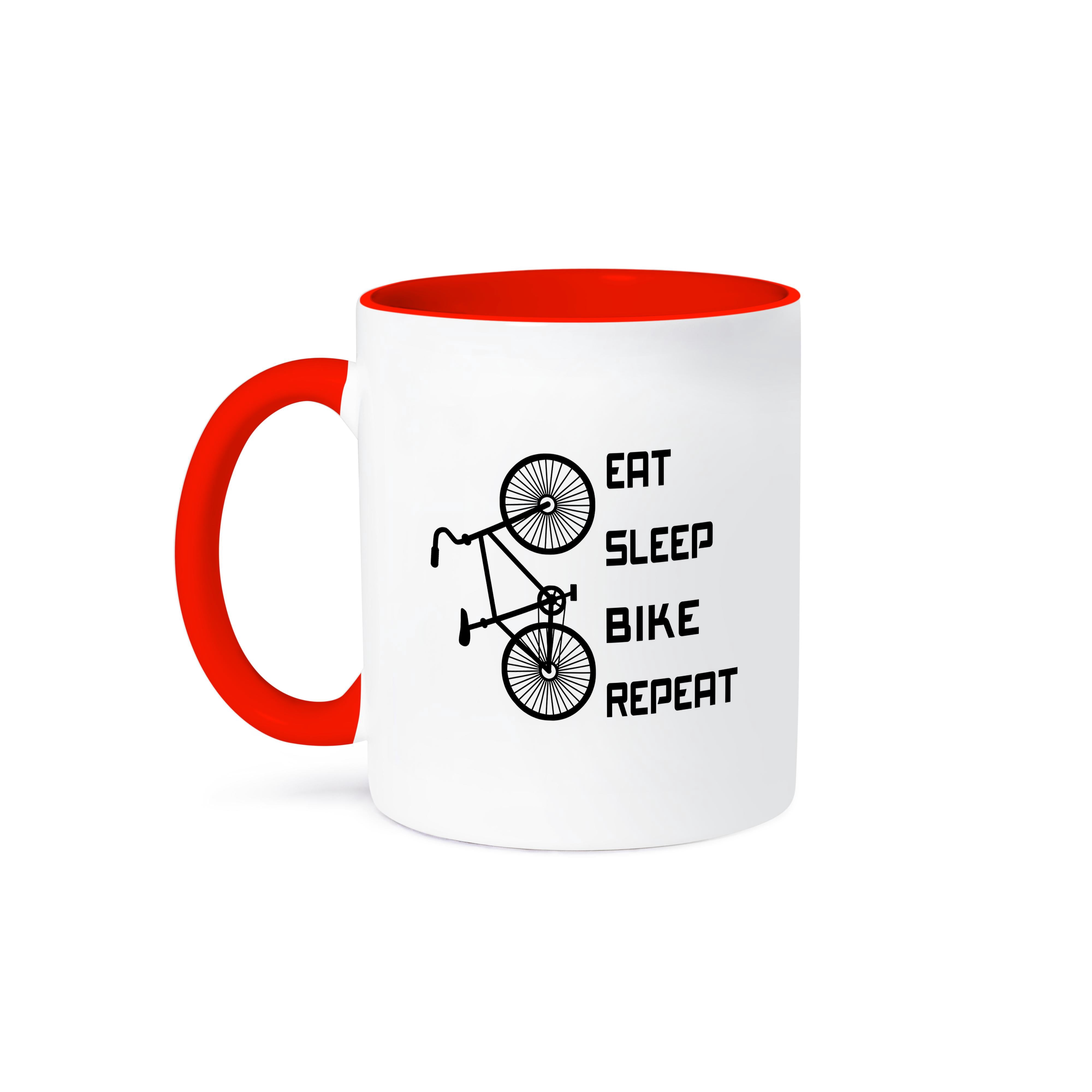 3dRose, Eat Sleep Bike Repeat for all cyclist riding their bikes., 11oz ...