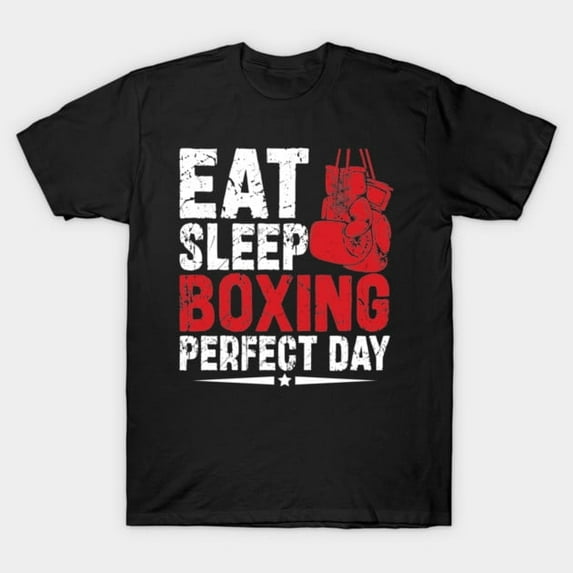 Eat Sleep Boxing Perfect Day Funny Sport Hobby Fighter Artwork Print ...