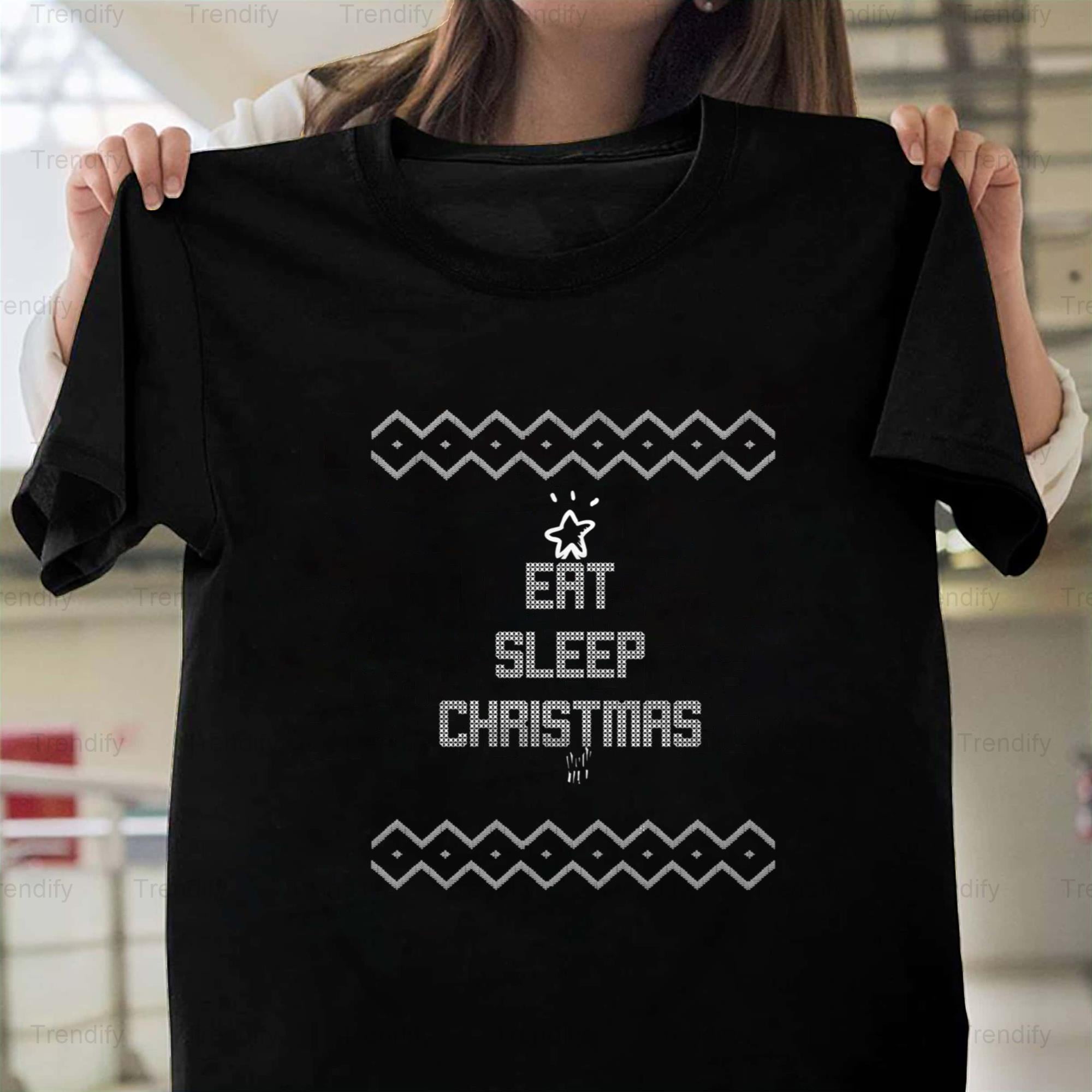Eat Sleep Christmas To Do List Or Maslow's Hierarchy Unisex T-Shirt, up ...