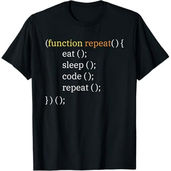 Eat Sleep Code - Funny Computer Science Programmer & Coding T-Shirt ...