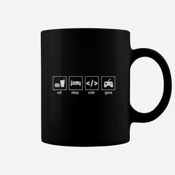 Eat Sleep Code Game For Programmer Coffee Mug - Walmart.com