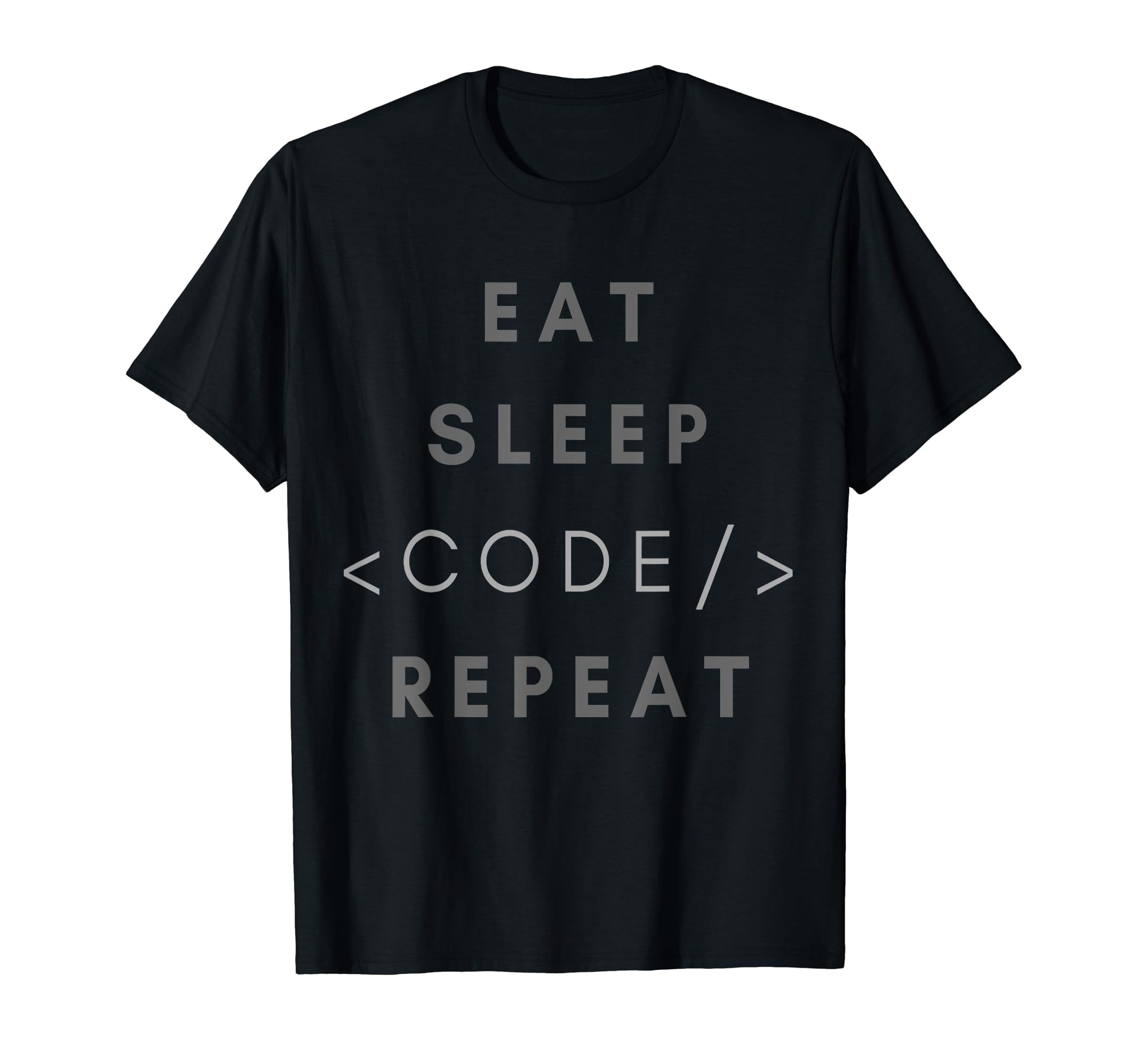 Eat Sleep Code Repeat Funny Programming Coding Gift Shirt T-Shir - Walmart.com