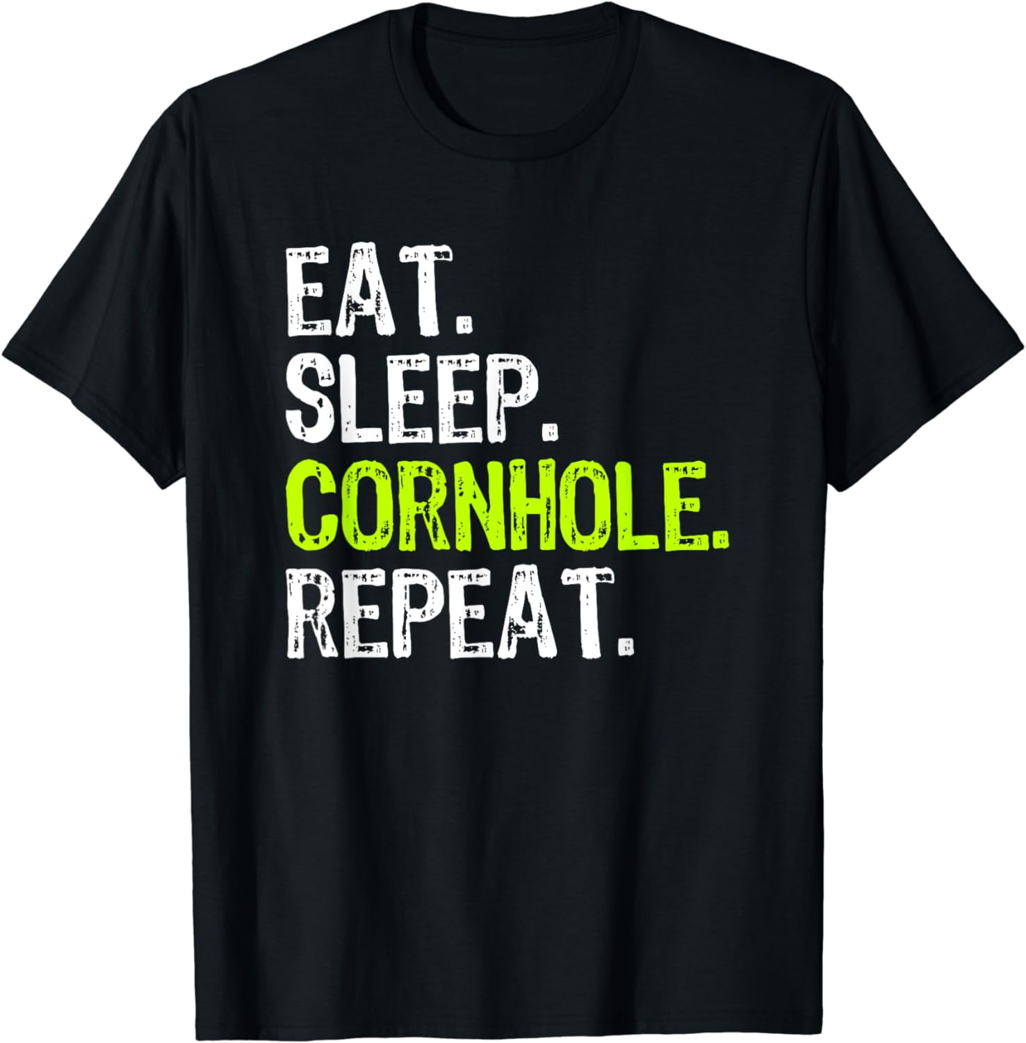 Eat Sleep Cornhole Repeat Corn Hole Funny Team T-Shirt - Walmart.com