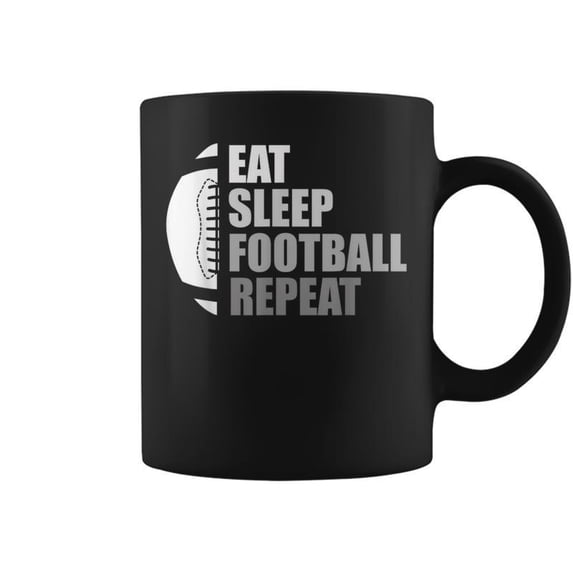Eat Sleep Football Repeat Football Coffee Mugs - Walmart.com