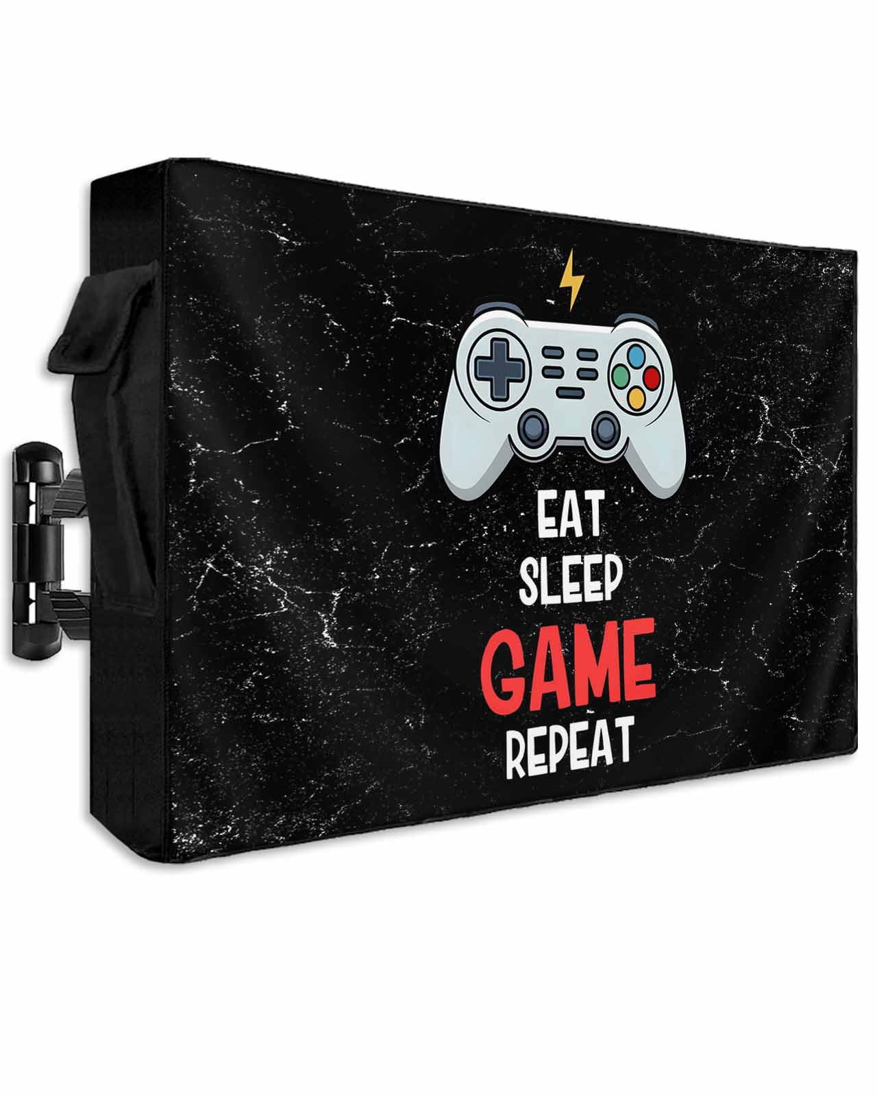 Eat Sleep Game Repeat Outdoor TV Cover 60 to 65 inch Cartoon Game ...
